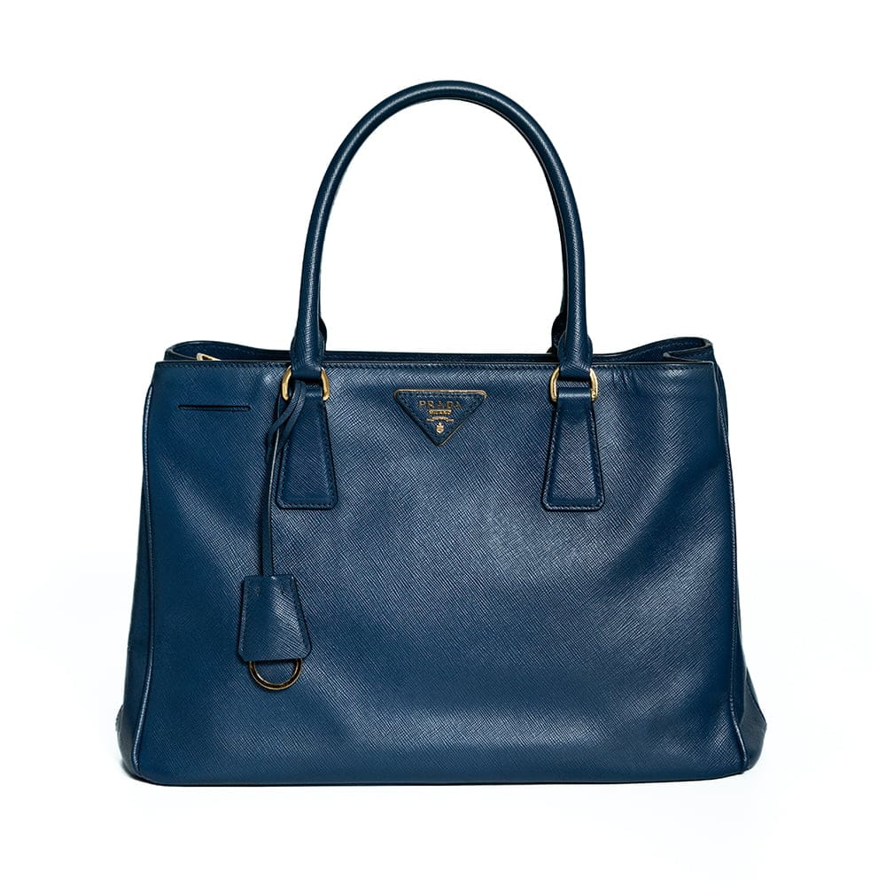 Túi xách Prada Navy Blue Saffiano Lux Leather Twin Tote - Cashion.vn